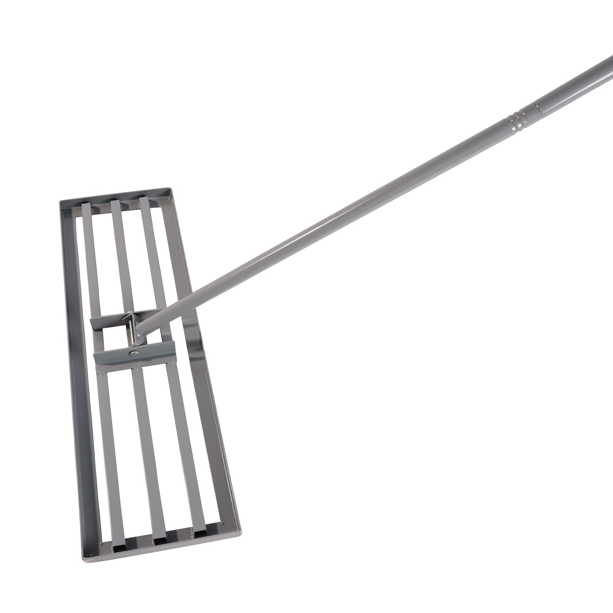 Versatile Garden Tool Grey 29.3*9.4inches Weed Cleaning Leveling Rake ...