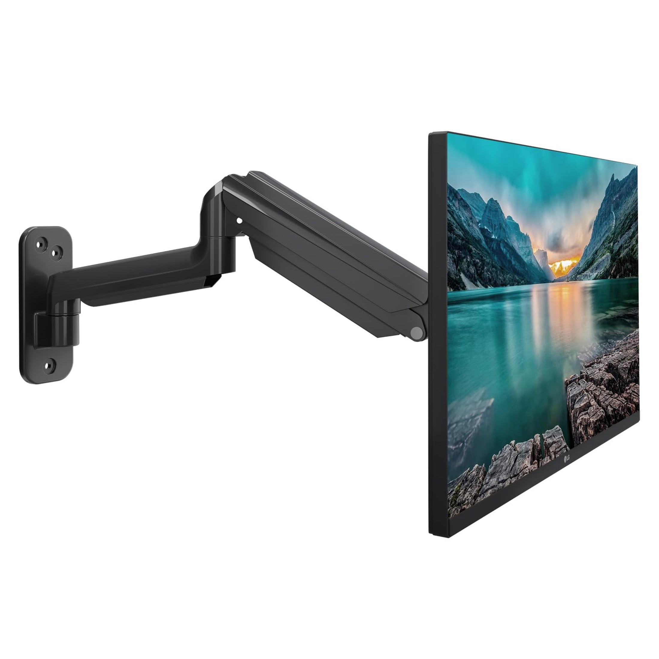 Versatile Gas Spring Wall Mount for 13-32 Inch Monitors, Full Motion ...