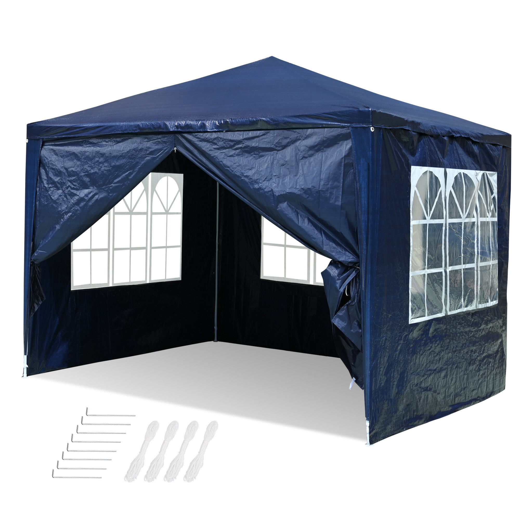 Versatile Gazebo/Wedding Tent with Detachable Sidewalls - 1 (one) Set ...