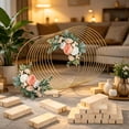 Versatile Gold Floral Hoop Centerpieces 12 Inch for DIY Home Table ...