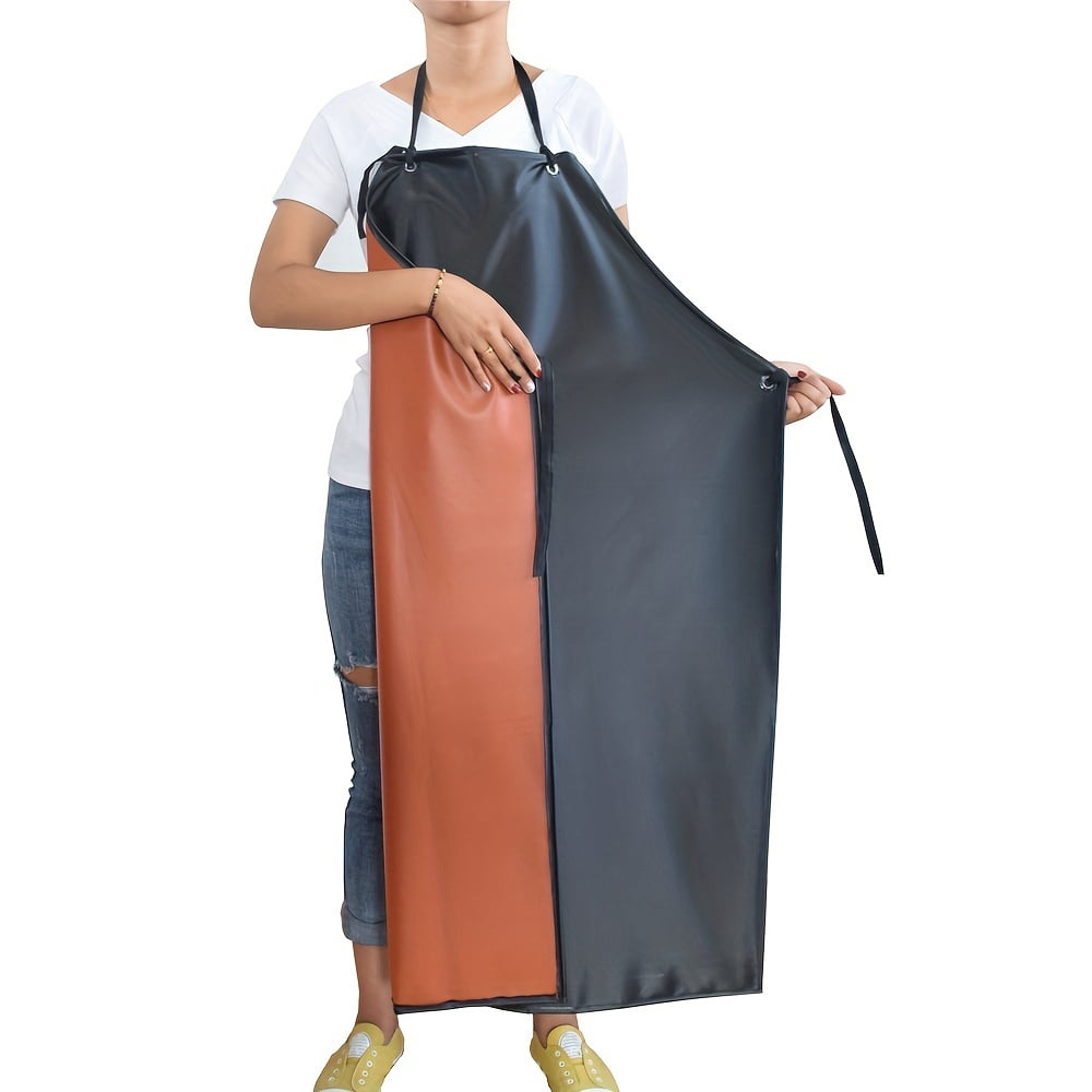 Versatile Heavy-Duty Waterproof Apron - Chemical & Oil Resistant ...