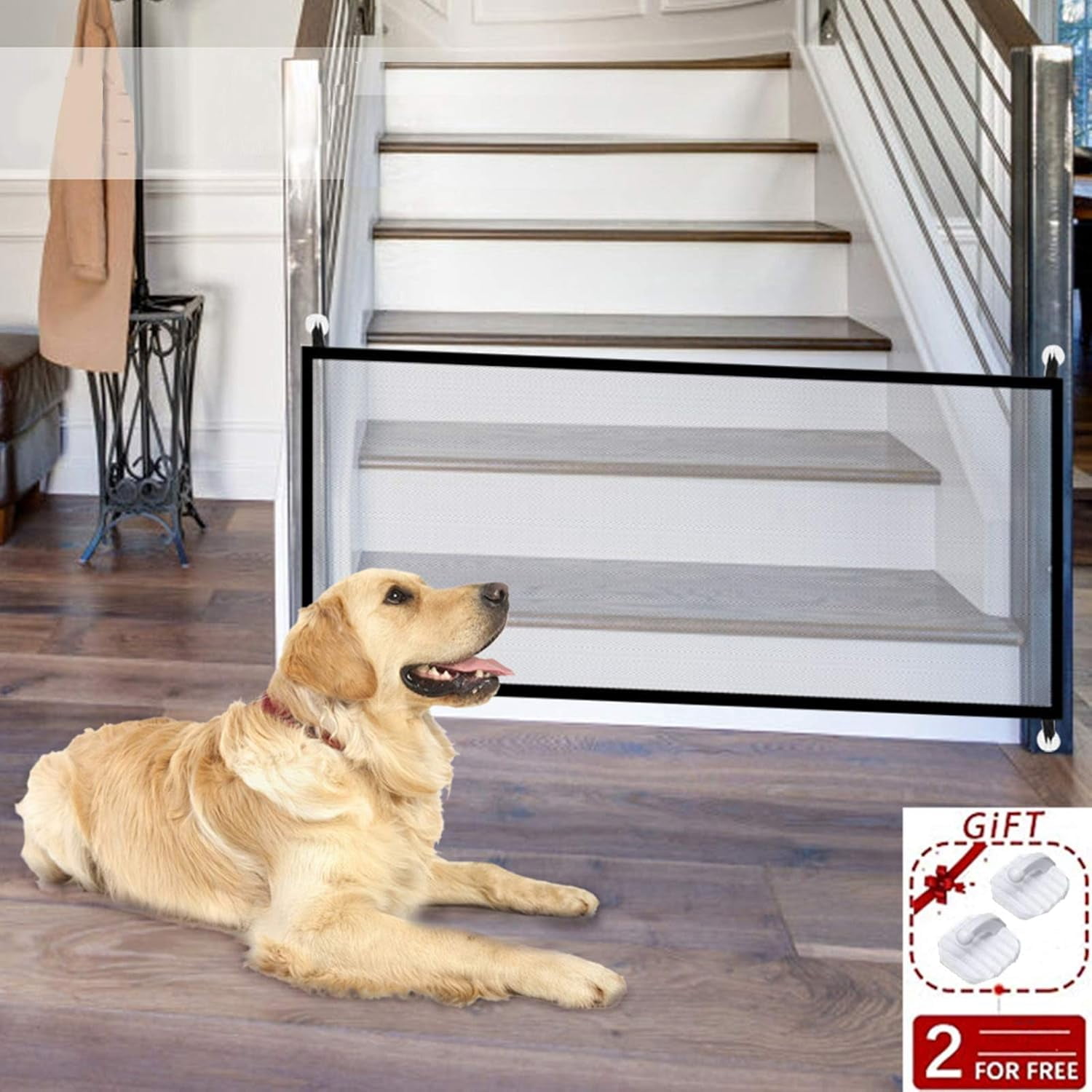 Versatile Indoor Outdoor Safety Gate, Safe Guard Isolated, Elegant ...