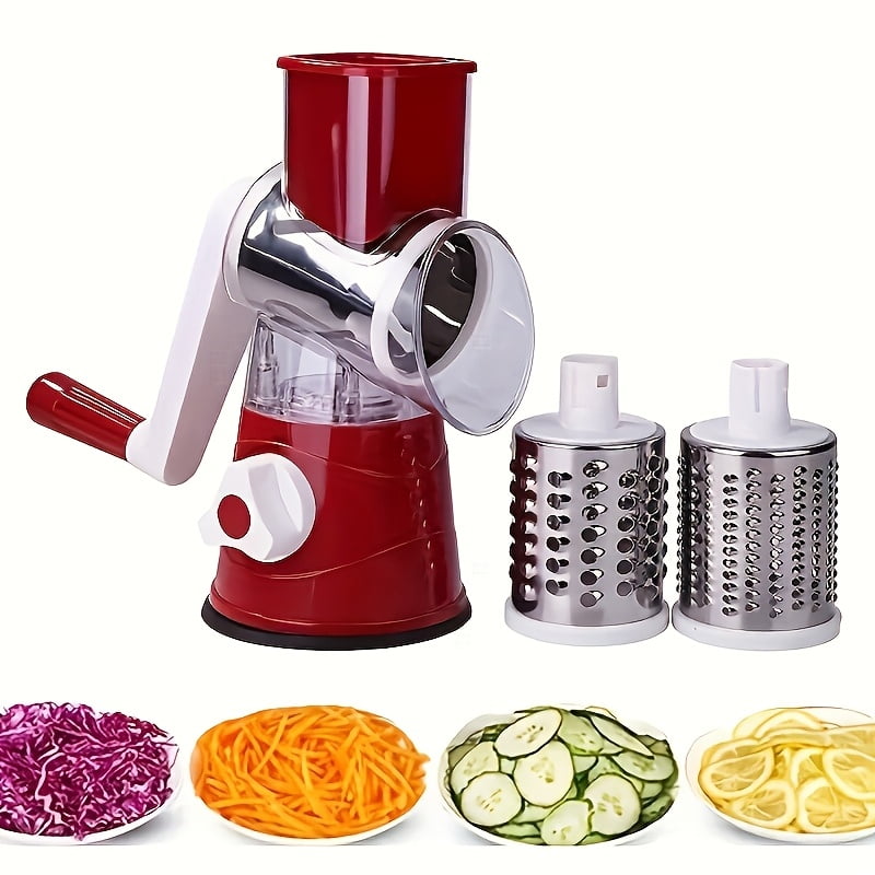 Versatile Kitchen Slicer & Grater - Quick, Even Chop for Fruits ...