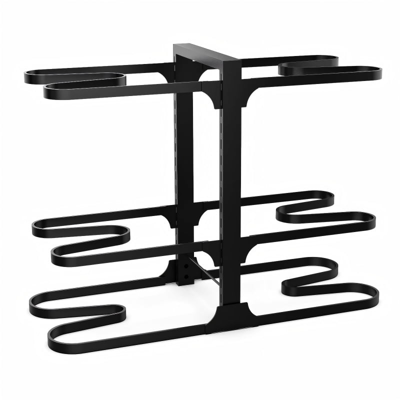 Versatile Kitchen Use Pots and Pans Organizer, Adjustable 6-Tier Pots ...