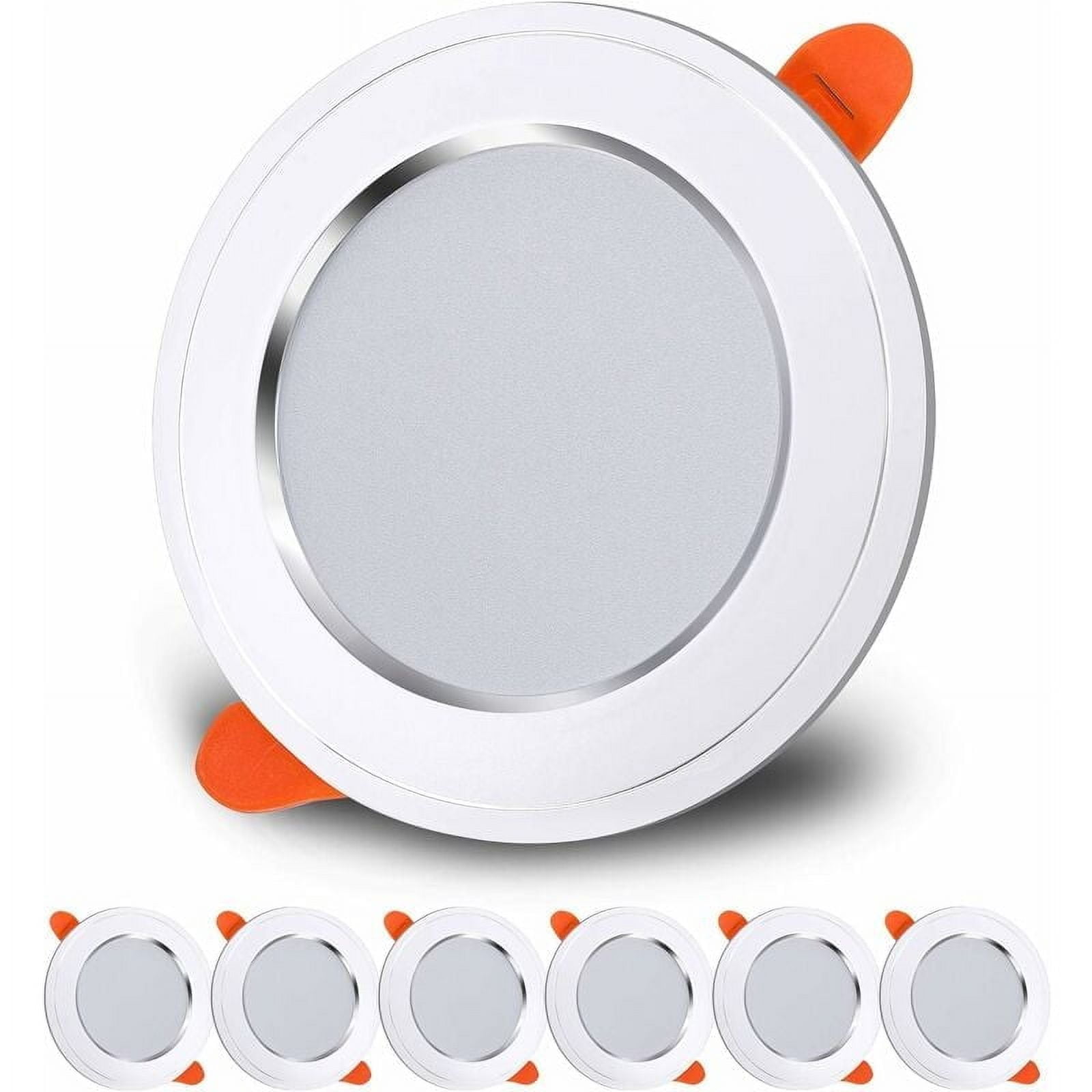 Versatile Lighting, Ultra Thin Design, 6-Pack Cool White Recessed LED ...