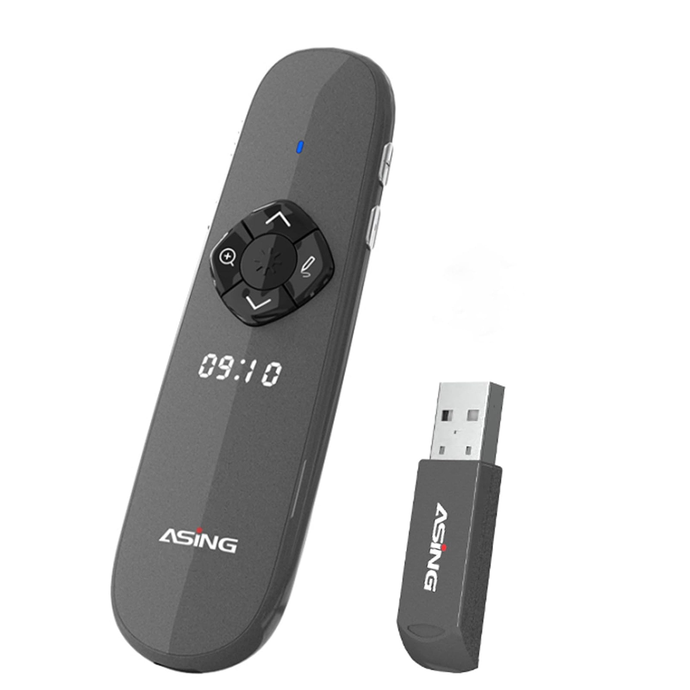 Versatile Long Range Green Laser Pointer with USB Storage and Timer ...