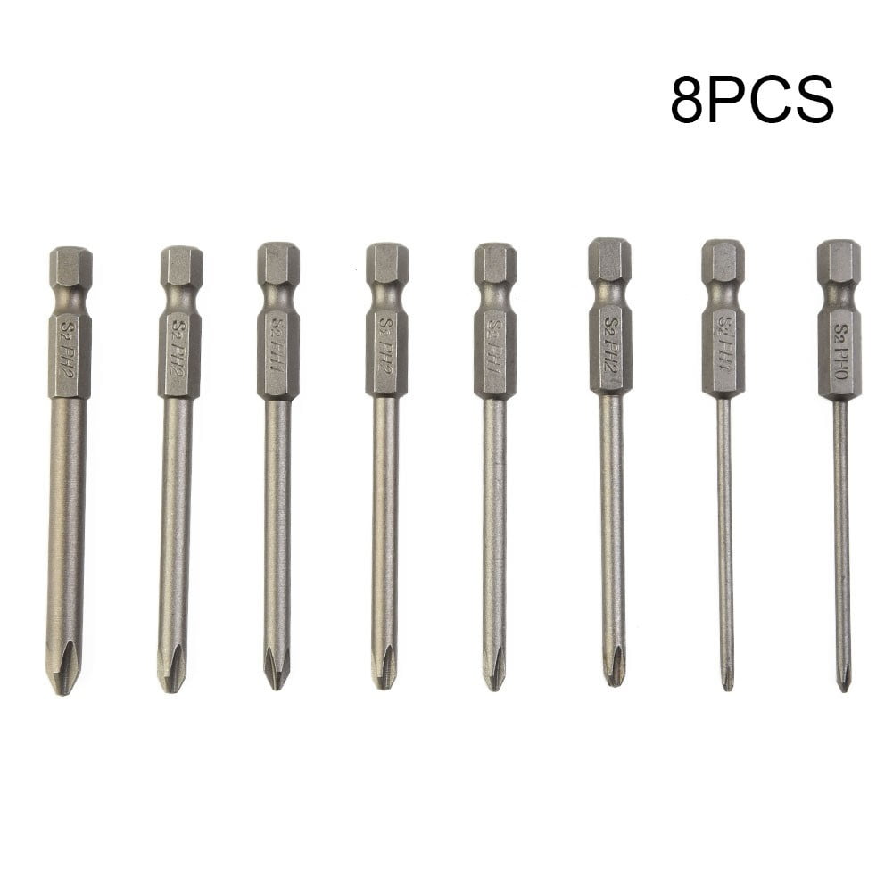 Versatile Magnetic Hex Cross Screwdriver Bits Set 8pcs for DIY Projects ...