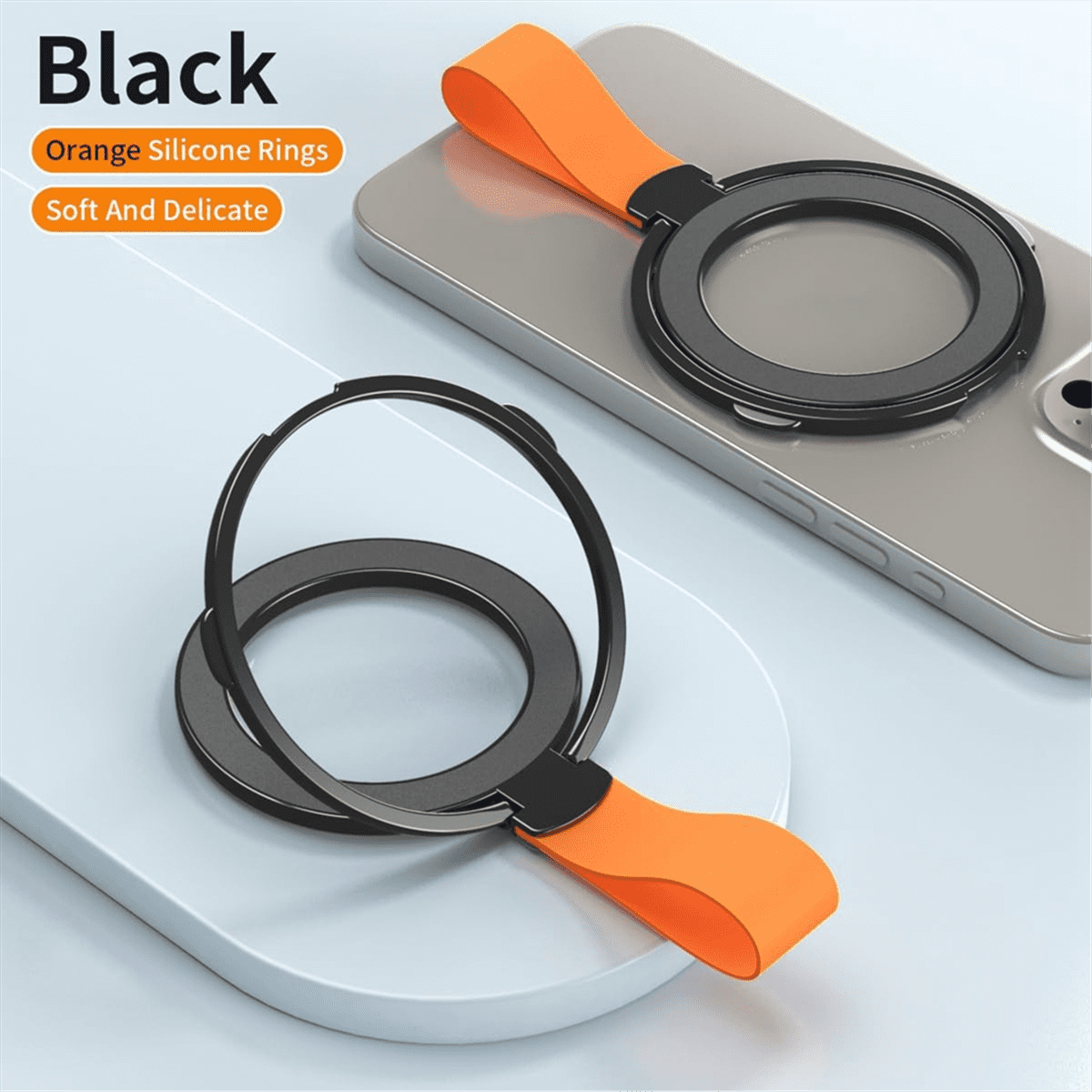 Versatile Magnetic Phone Holder with Adjustable Kickstand, Comfort Grip ...