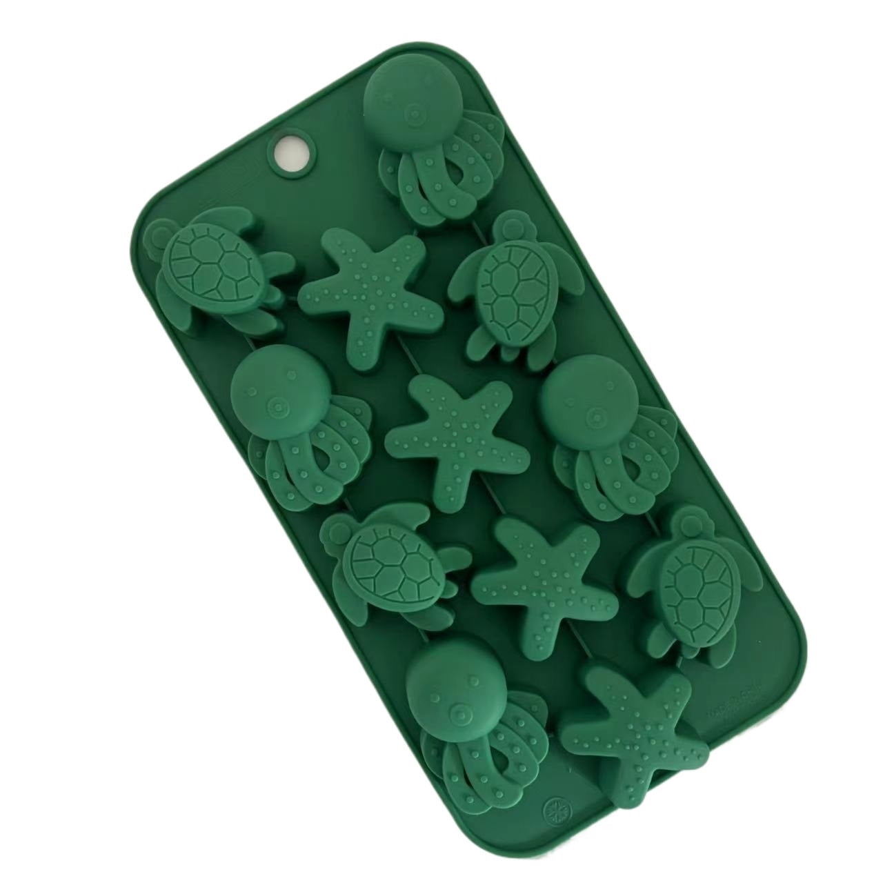 Versatile Marine Animal Silicone Ice Tray Mold - Food-Grade Baking and ...