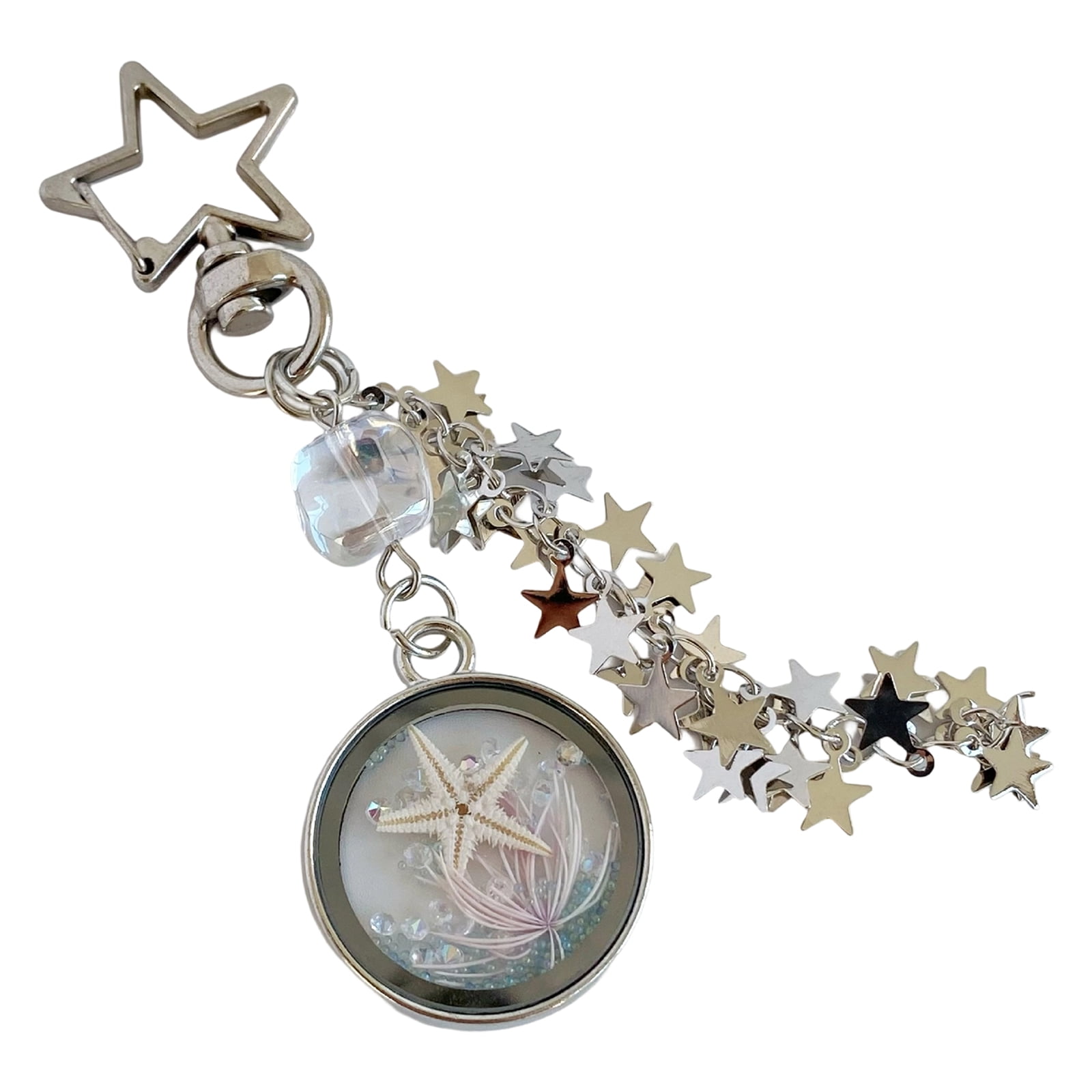 Versatile Marine Keychain Decors Featuring Genuine Seashells and ...