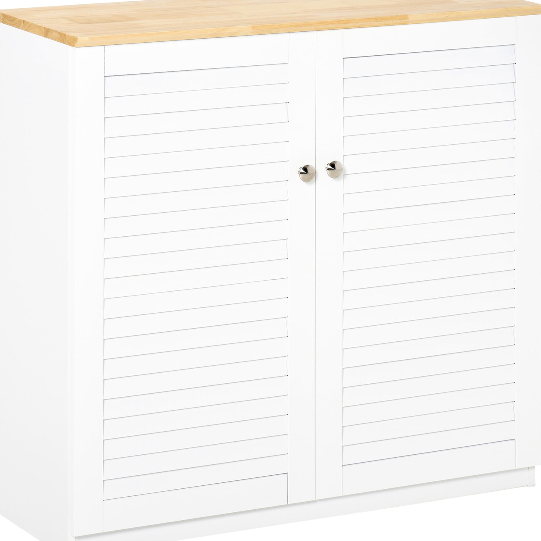 Versatile Match & Natural Wood Top - Harmonious Decoration in Kitchen ...