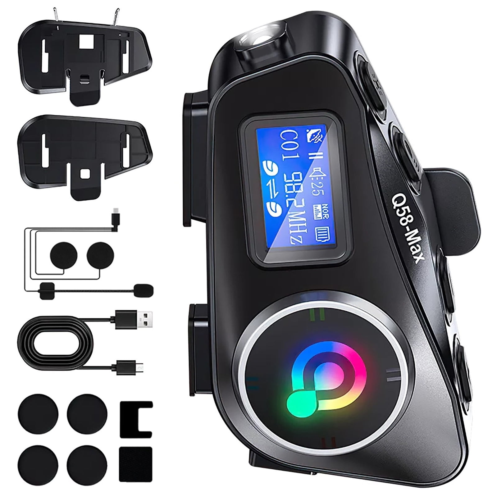 Versatile Motorcycle Bluetooth Equipment Safe Fun Rides Headset ...