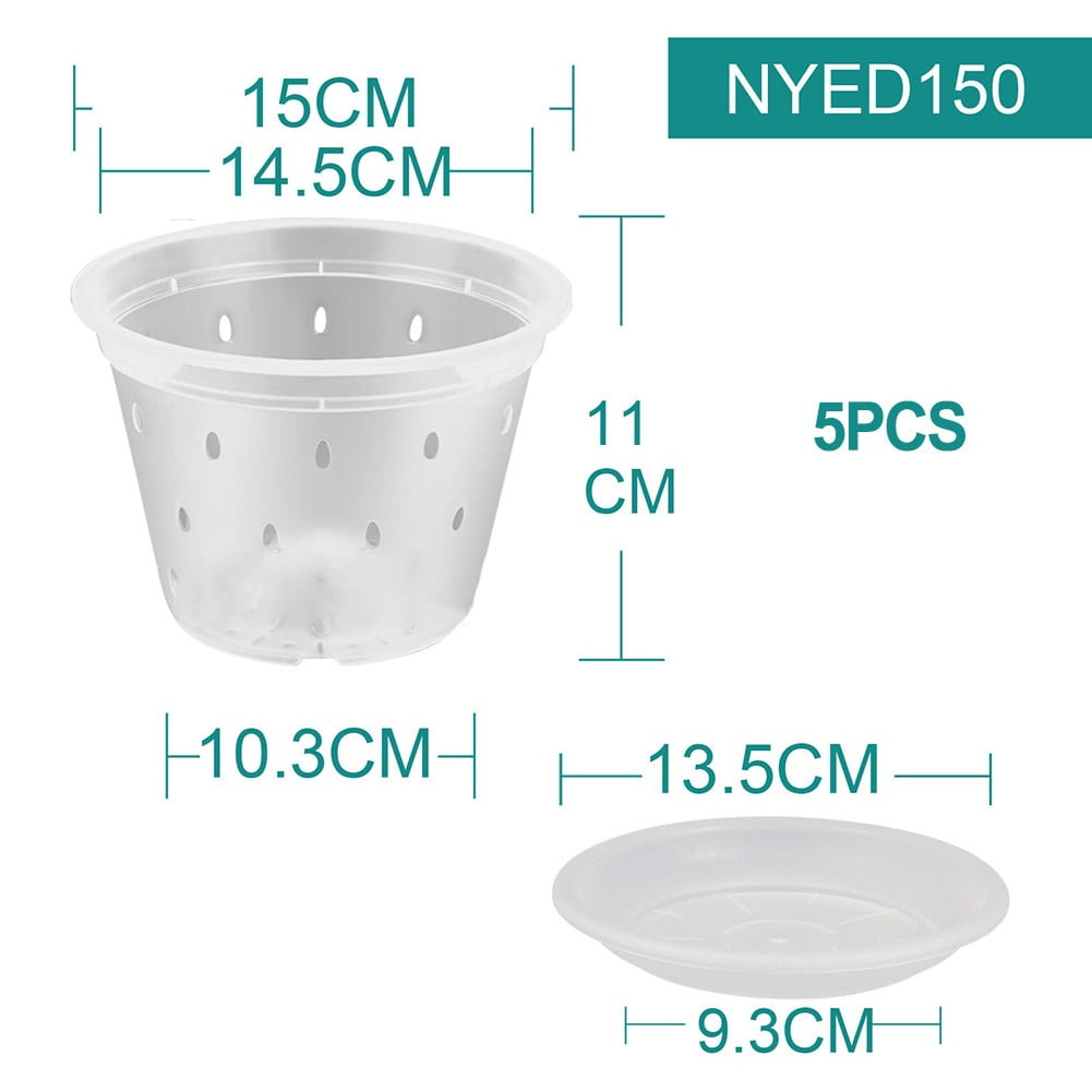 Versatile Orchid Pot Kit Suitable for Succulents Orchids and More 5Pcs ...