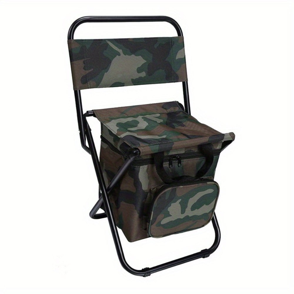 Versatile Outdoor Folding Chair Portable Ice Cooler Bags Hiking Camping ...
