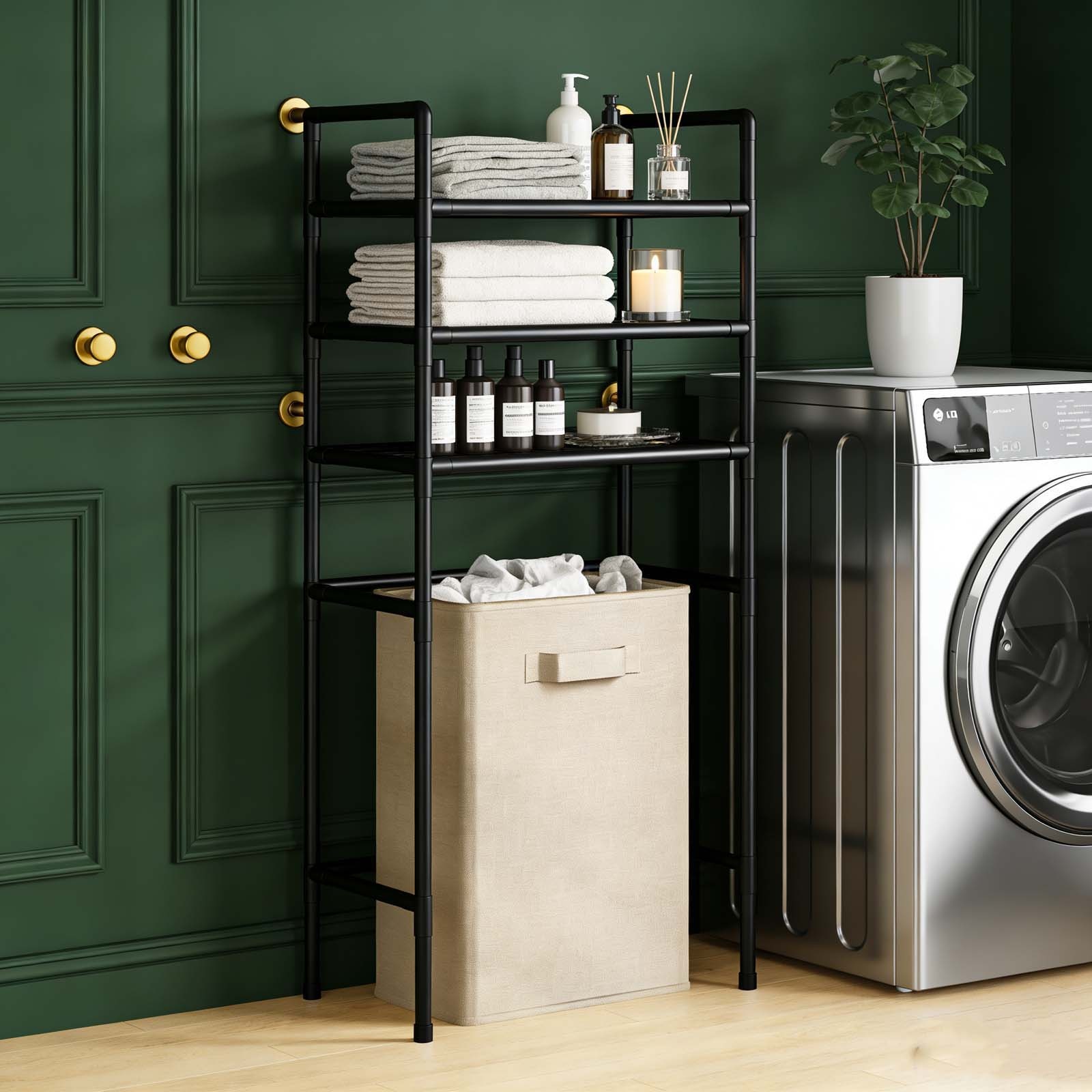 Versatile Over Toilet Storage Unit & Sturdy Washing Shelf, Durable ...