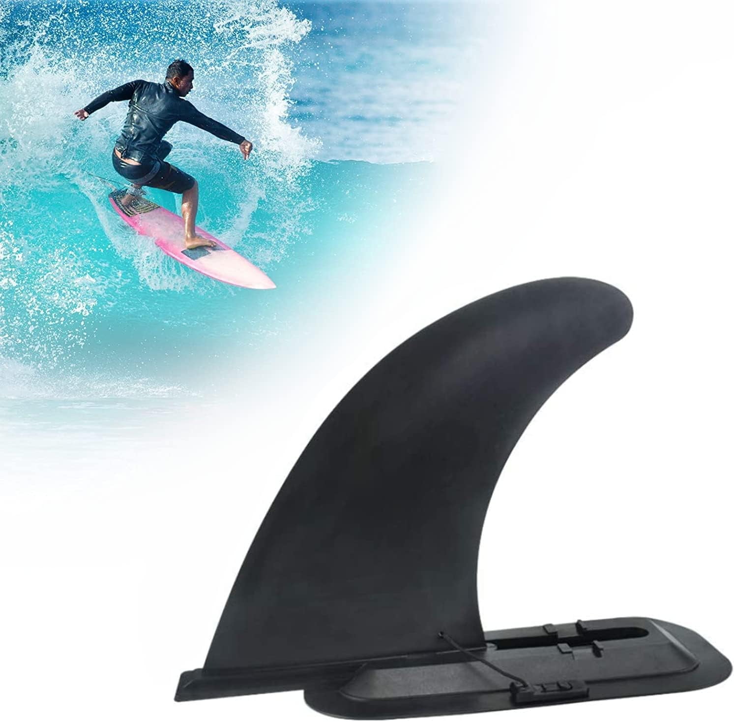 Versatile Paddle Board Fin, Nylon Material for High Strength ...