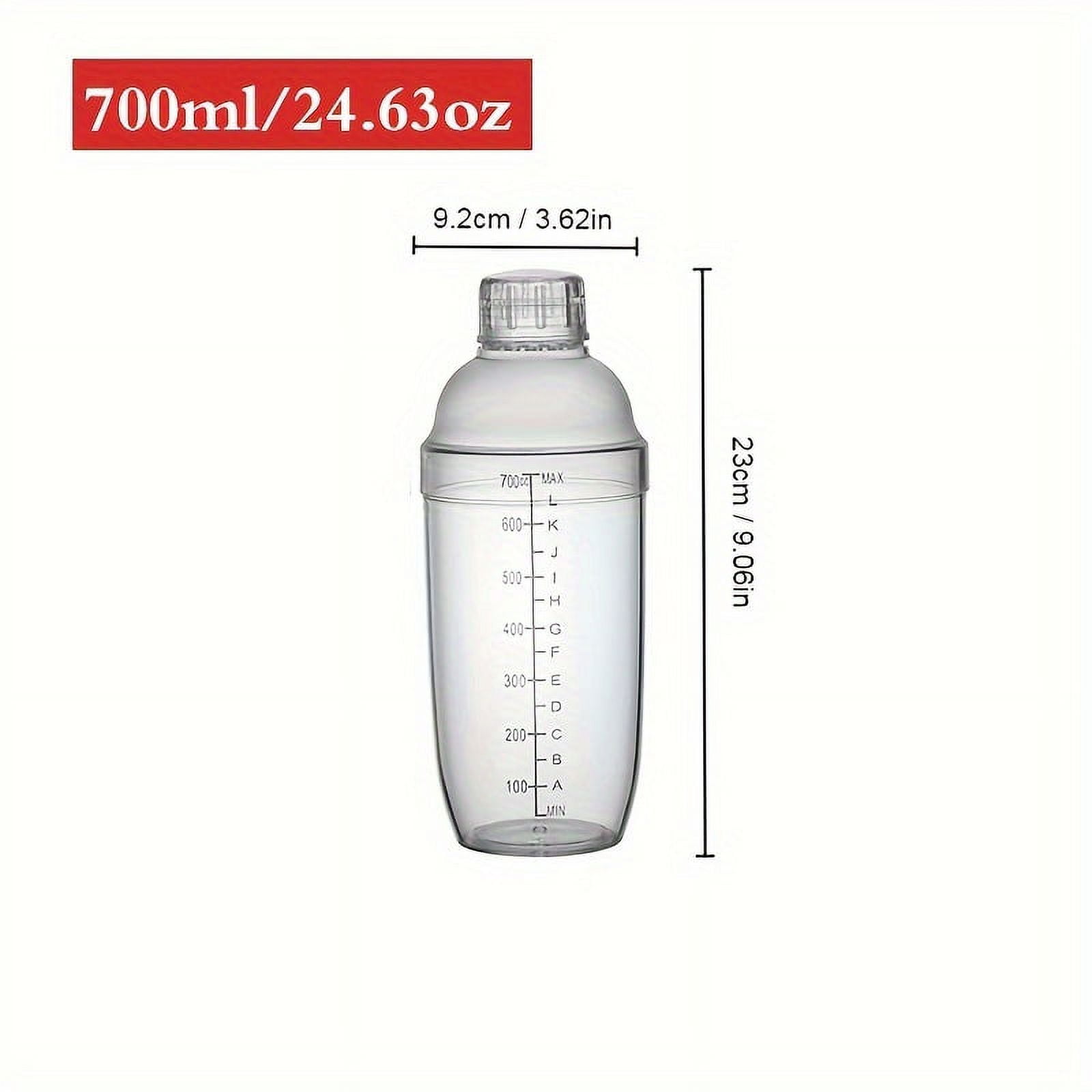 Versatile & Professional-Quality Cocktail Shaker: Built-in Strainer ...