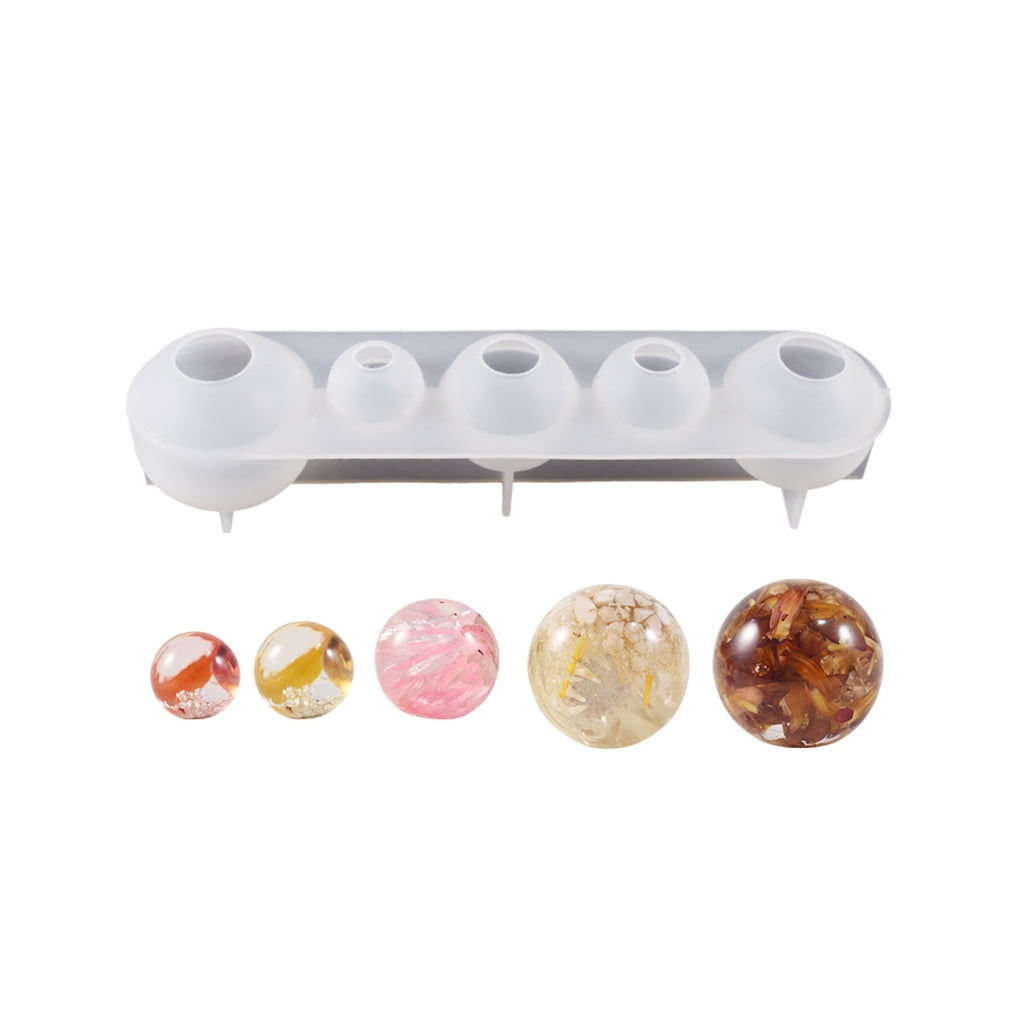 Versatile Resin Sphere Silicone Molds Delicate Spheres Moulds Versatile ...