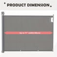 Versatile Retractable Mesh Dog Gate - Extra Wide, 3 Sizes, Large ...