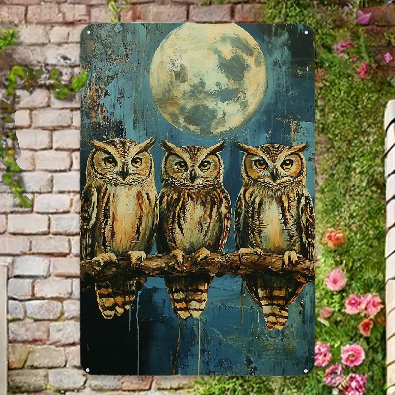 Versatile Retro Metal Sign Decor - Easy-Hang Iron Wall Art for Home ...