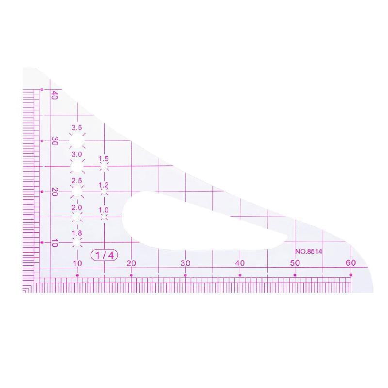 Versatile Sewing Ruler with Clear Scale for Accurate Fabric Cutting ...