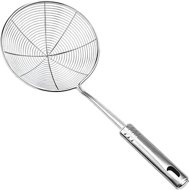 Versatile Stainless Steel Spider Strainer/Skimmer/Ladle for Cooking and ...