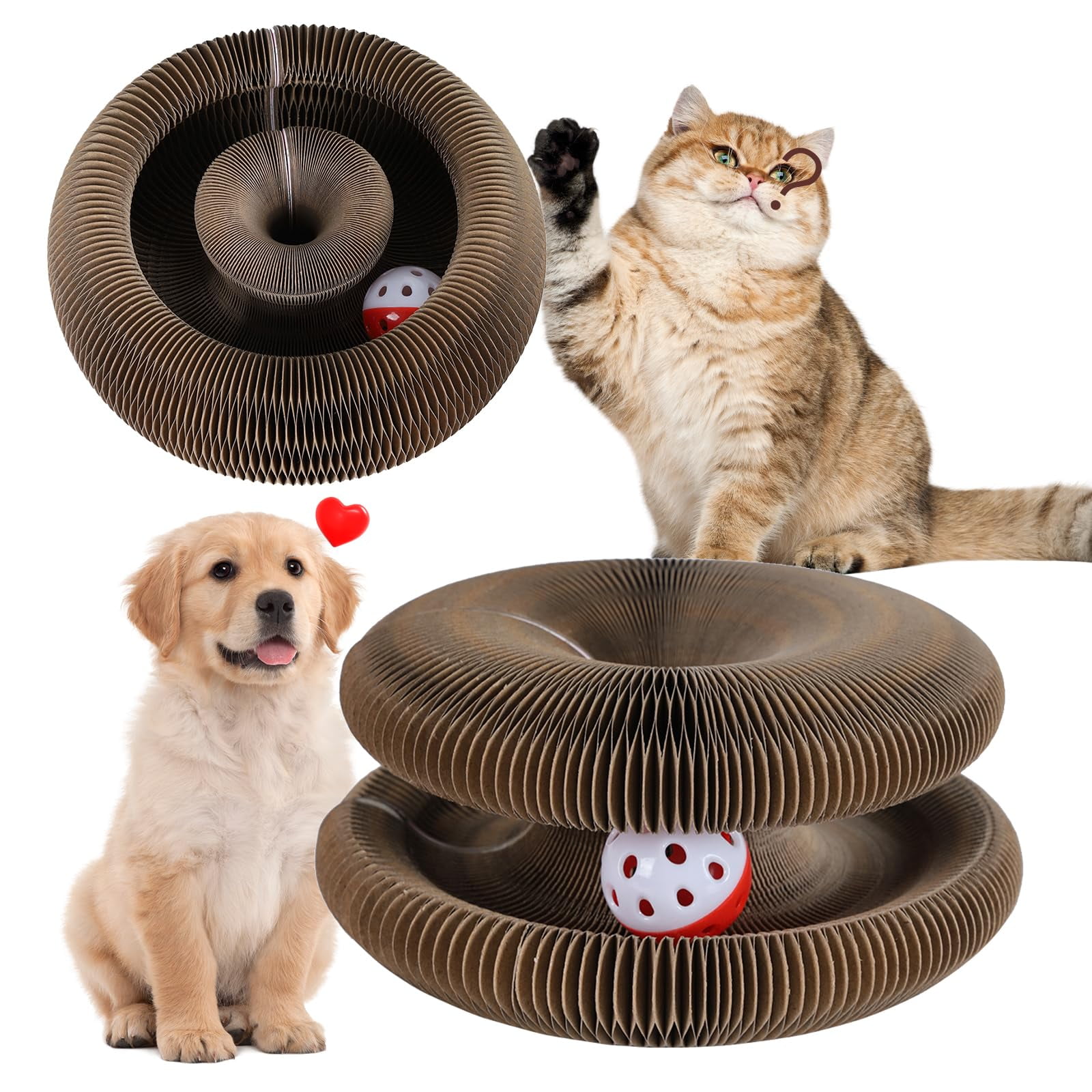 Versatile Transformable Fun Track Ball - Playtime for Cats, Dogs ...