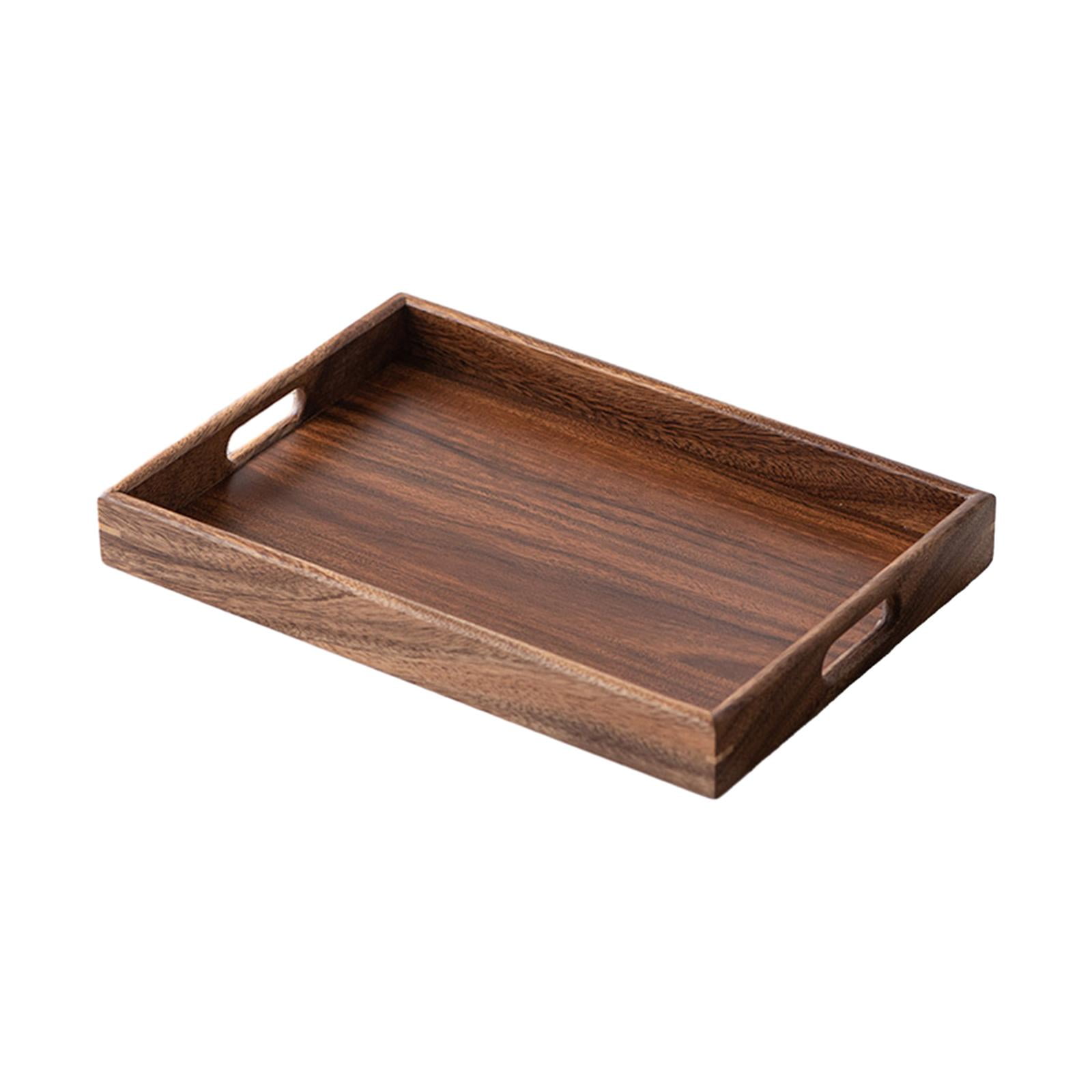 Versatile Tray Wooden Serving Tray with Handle,Serving Tray Party ...