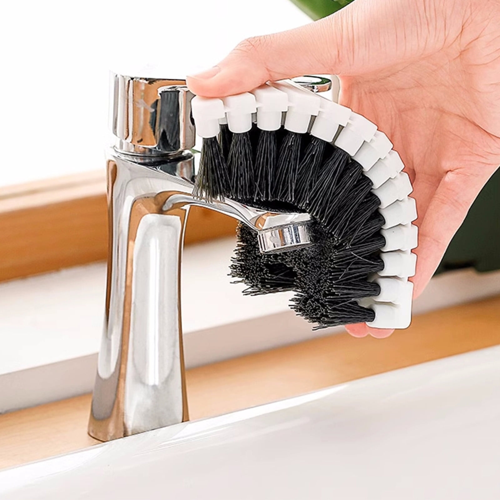 Versatile V-Shaped Corner and Crevice Cleaning Brush - Bendable Hard ...
