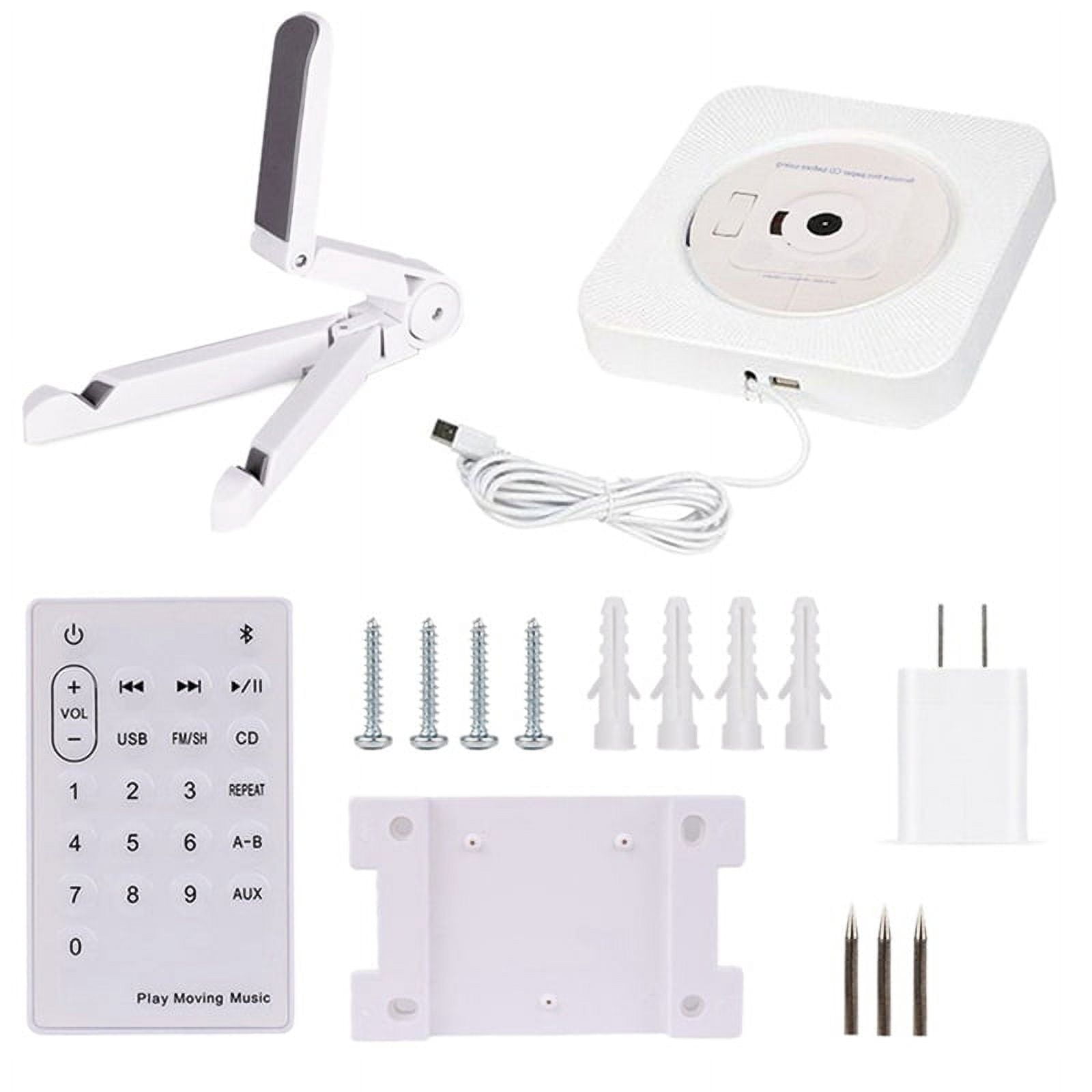 Versatile Wall-Mounted CD Player Bluetooth CD Player, Table-Standing ...