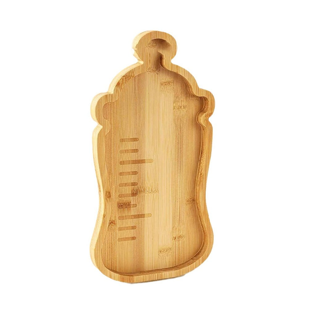 Versatile Wooden Milk Bottle Shaped Charcuterie Tray for Delightful ...