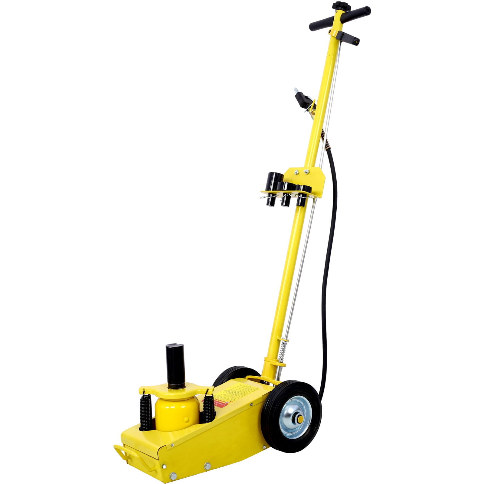 Versatile Yellow 22-Ton Hydraulic Floor Jack Air-Operated Axle Bottle ...