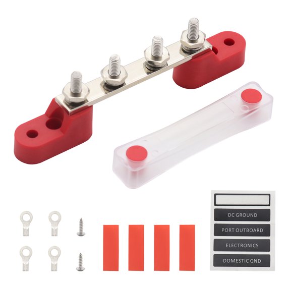Versatile and 4 Way M6 Busbar Long lasting & Rust resistant Busbar 100A ...