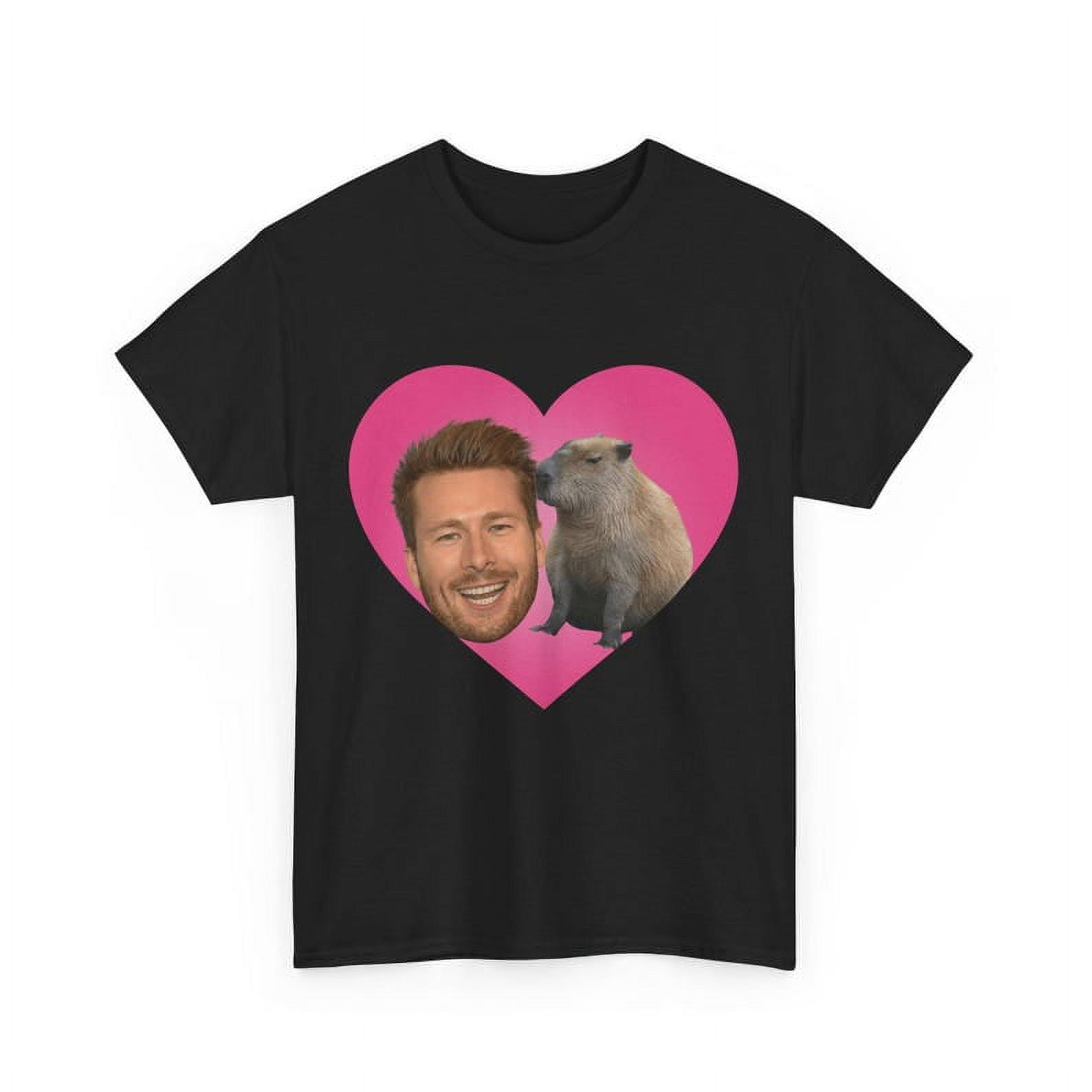 Versatile designs for all occasions,Glen powell Capybara heart Tee ...