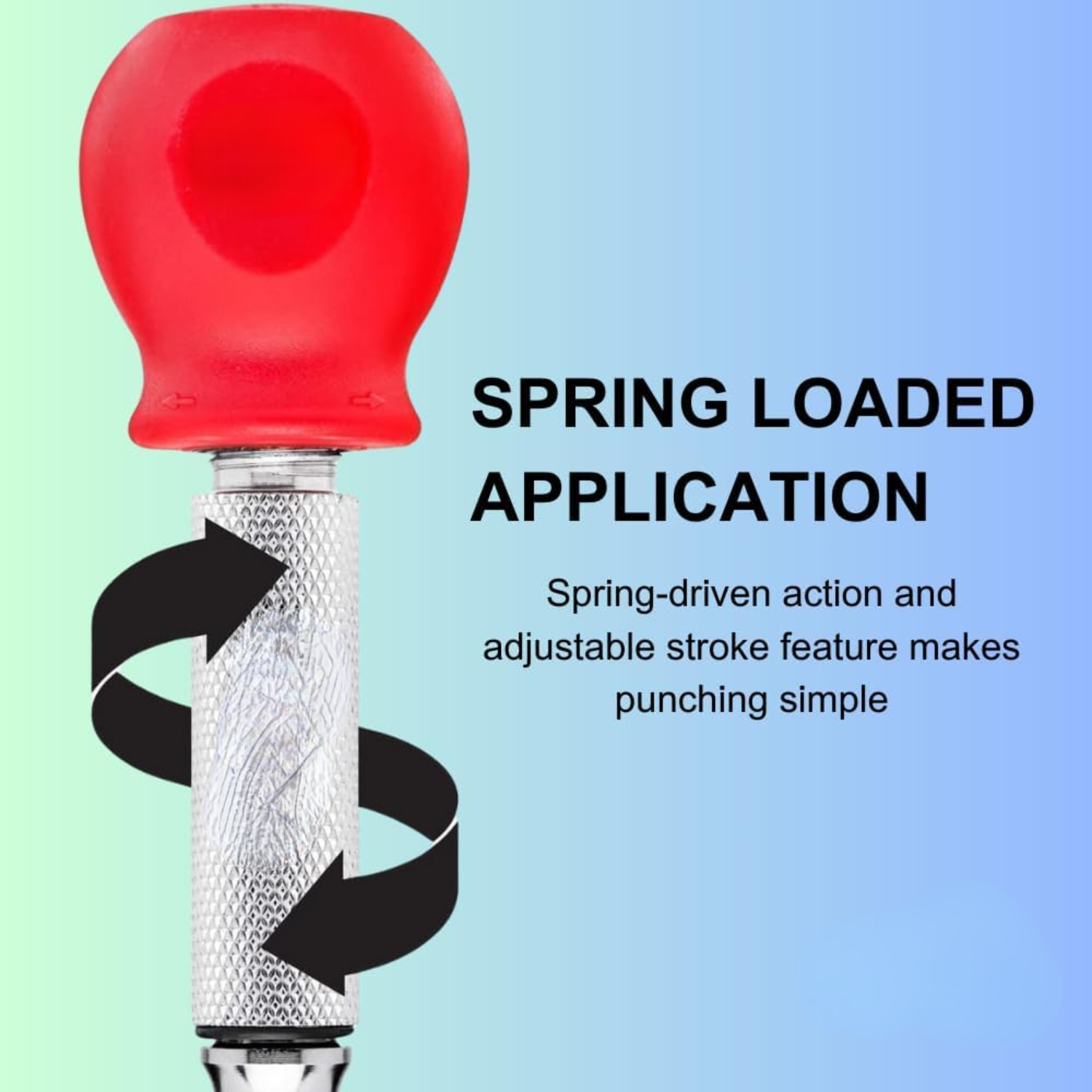 Versatile and durable automatic center punch tool for precision marking ...