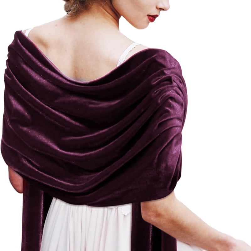 Versatiles Velvets Shawl Travel Office Light weight Shawl Everyday Use ...