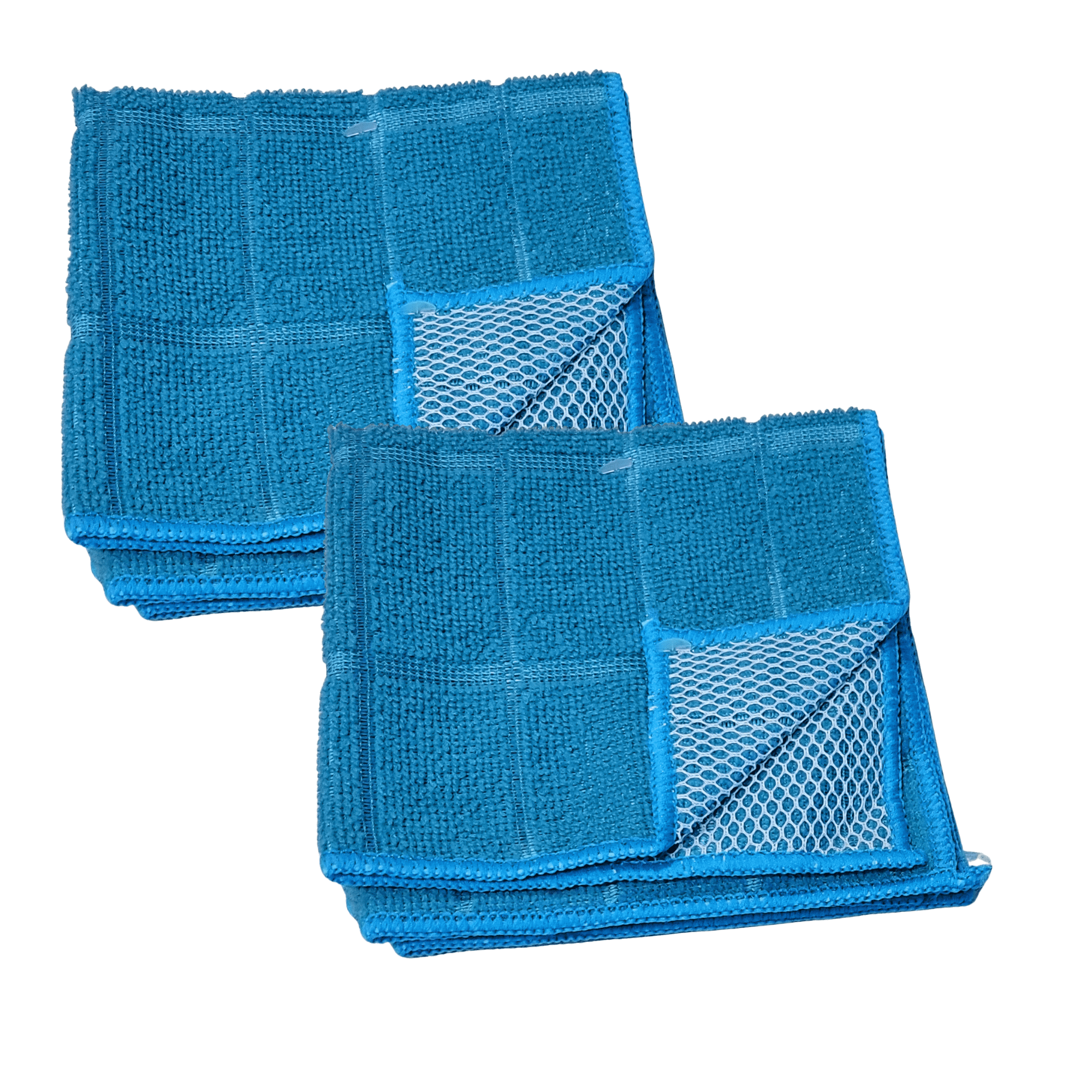 Versatility Dish Rags Turquoise Microfiber Mesh Scrubber Dishcloths, 4 ...
