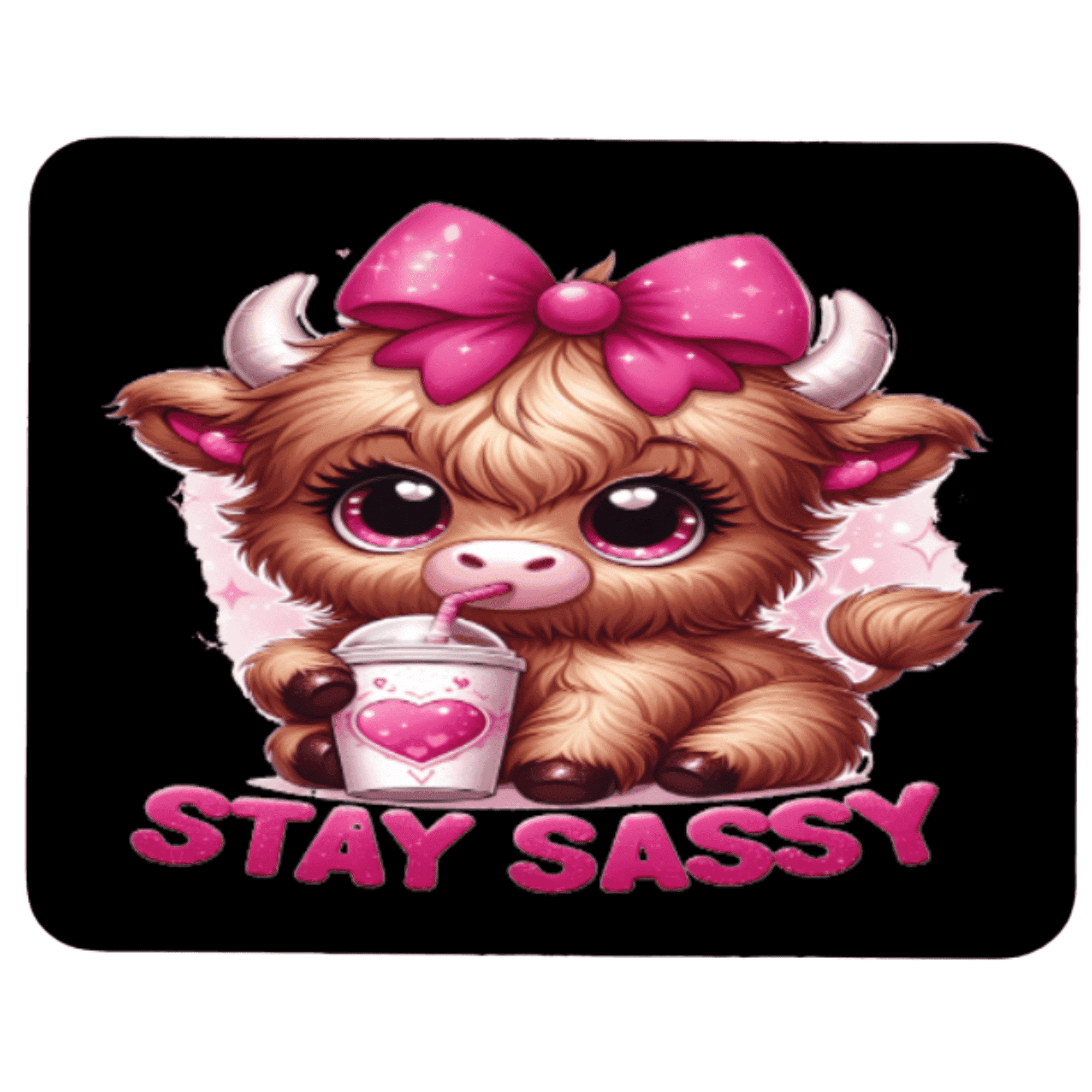 Versatility Highland Cow Mouse Pad 9x7 inch Computer Desk Mat - Stay ...