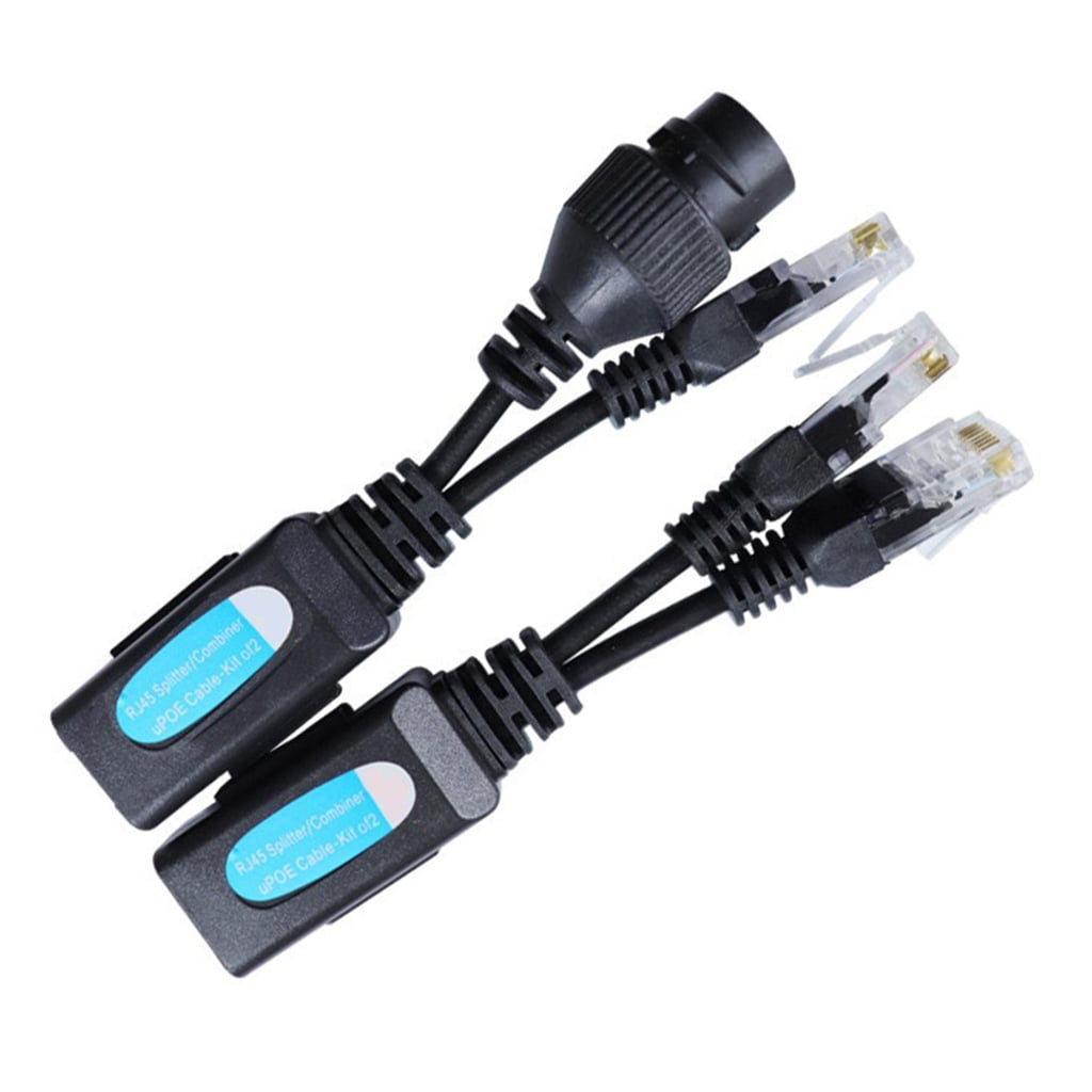 Versatility RJ45 Ethernet POE Combiner Splitter Supports Multiple ...