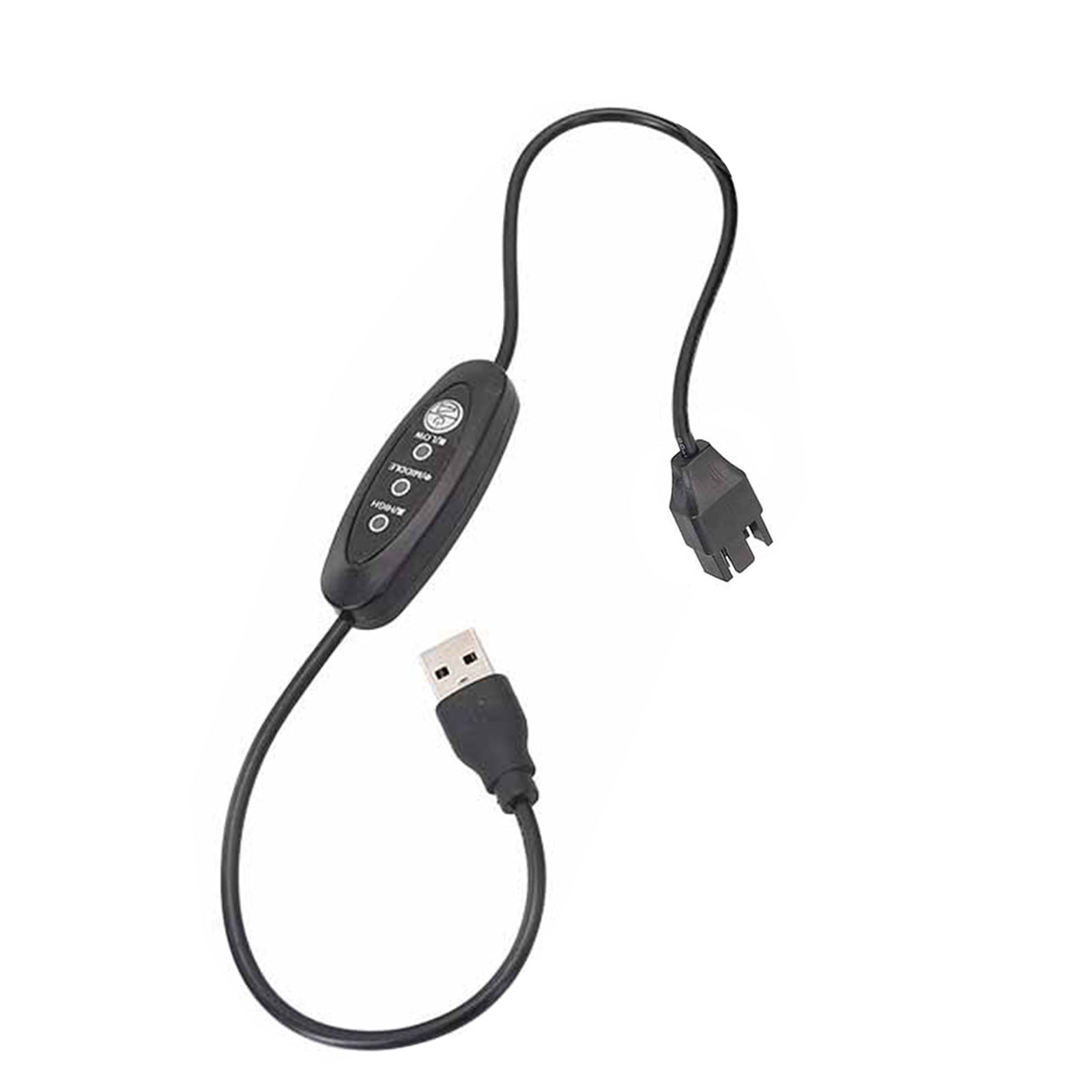 Versatility USB 5V to 12V Converter Cable for Computer Fan with Three ...