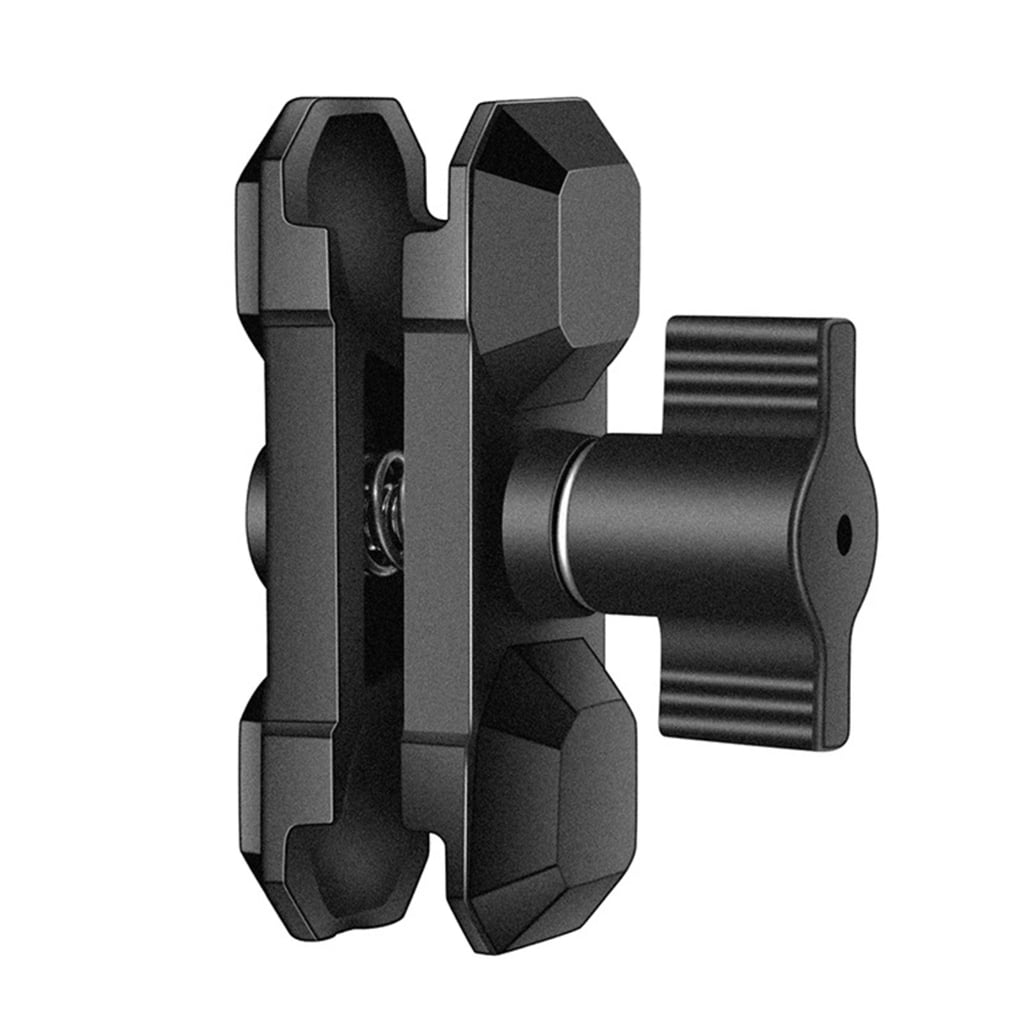 Versatilitys 60mm Double Socket Arm Camera Clamp Mount for Ball Bases Design for Bicycles and ...