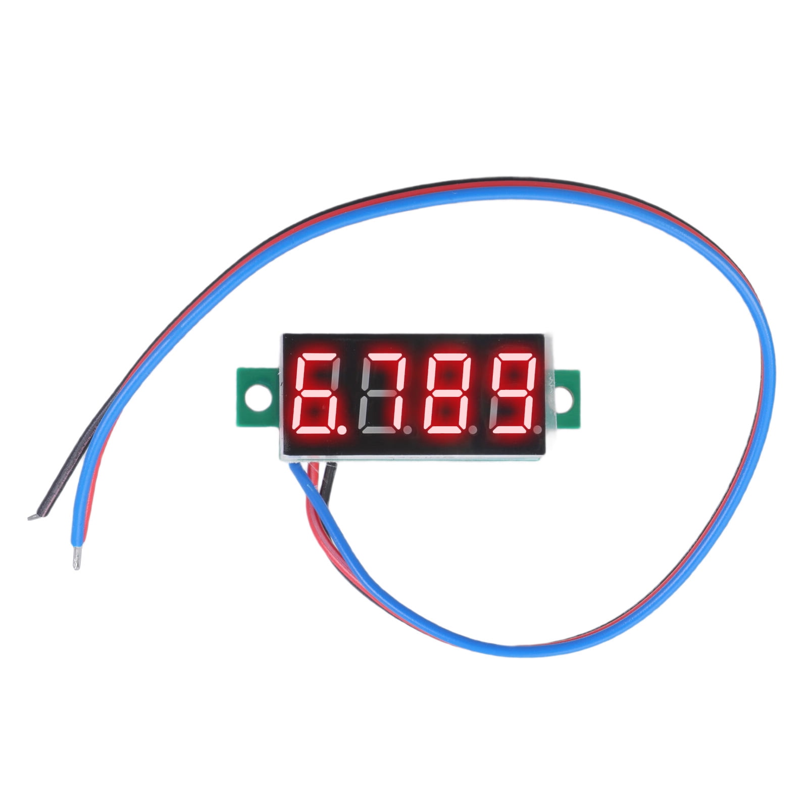 Versatilitys Digital Voltmeter LED Panel Meter DC0-100V 3 Wire ...