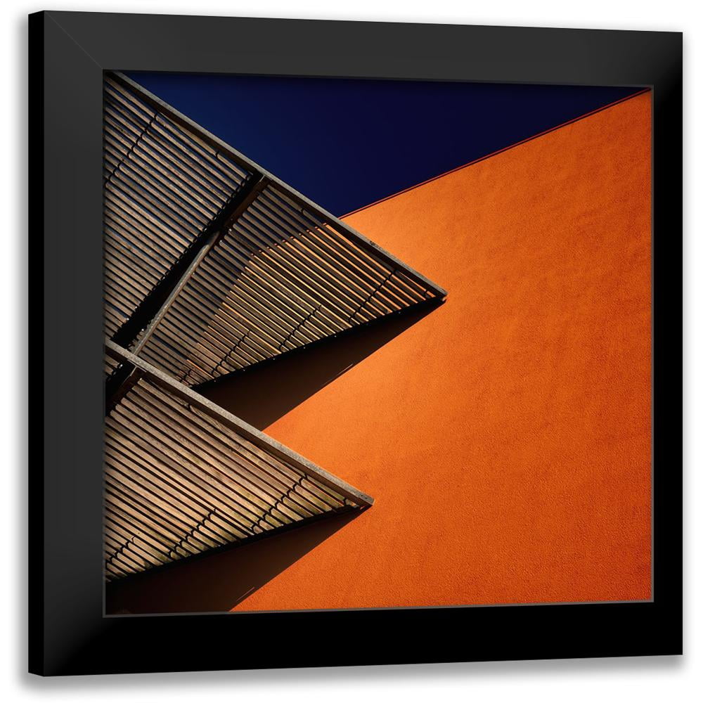 Verschelden, Harry 15x15 Black Modern Framed Museum Art Print Titled - Lines And Shadows ...