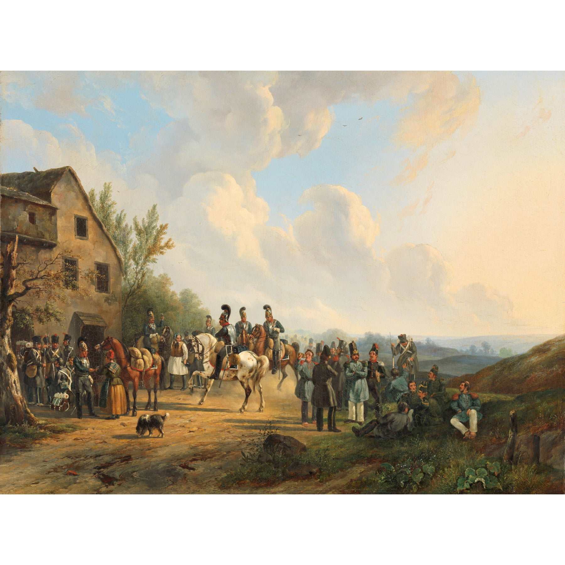 Verschuur Scene From Ten Days Campaign Extra Large XL Wall Art Poster ...