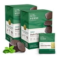 Verse 90% Dark Chocolate Mint MDA05 Squares - Only 1g Cane Sugar ...