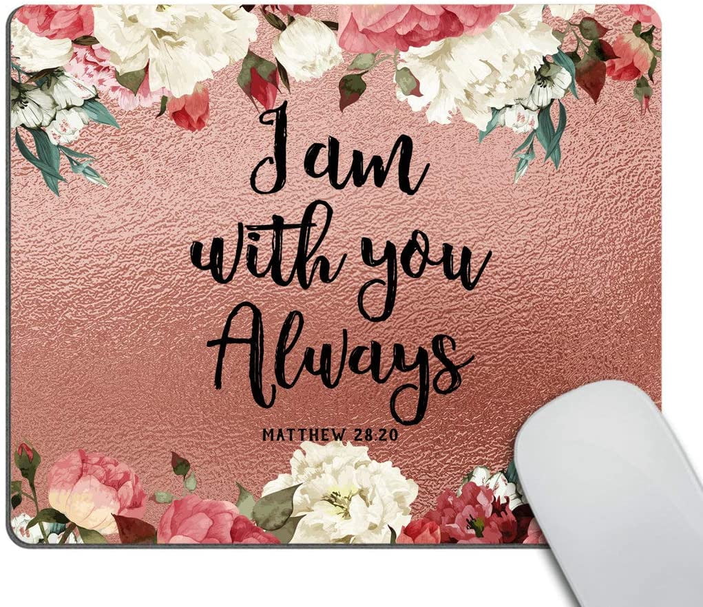 Verse Bible Mouse Pad Custom,Verse I am You Always Bible Scripture ...