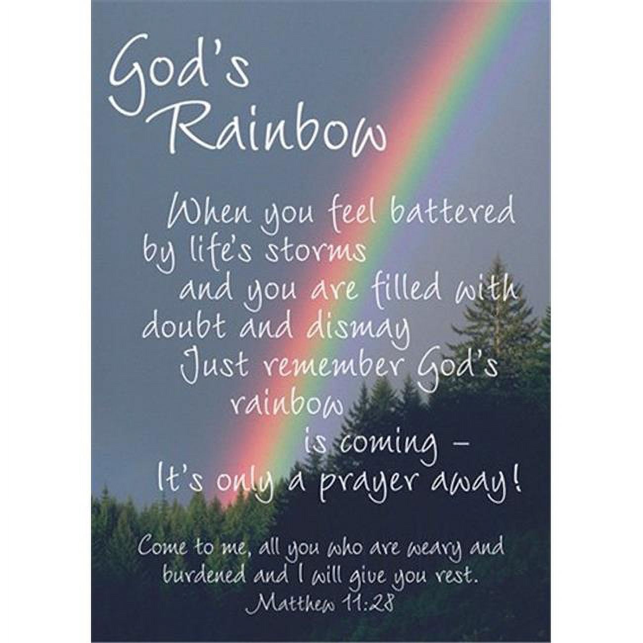Verse Cards God's Rainbow - Walmart.com