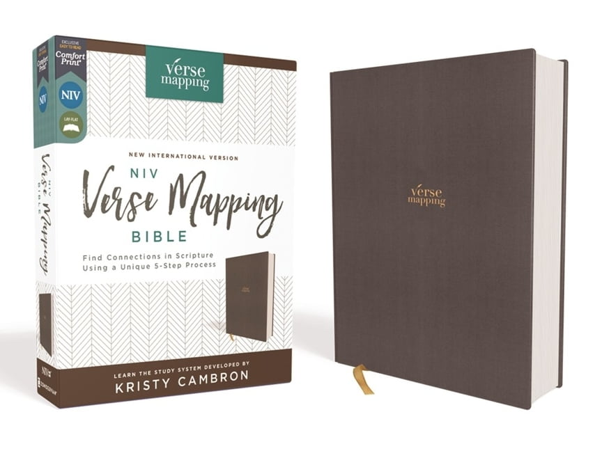 Verse Mapping Niv, Verse Mapping Bible, Cloth Over Board, Gray, Comfort ...