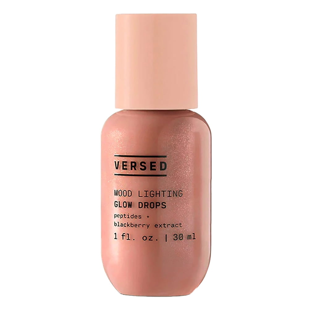 Versed Mood Lightening Luminizing Glow Drops Sheer Rose Gold 1oz / 30ml ...