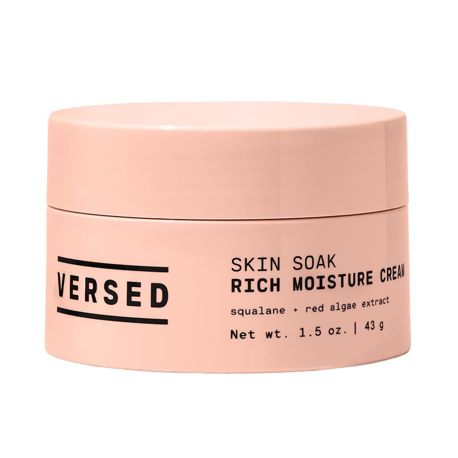 Versed Skin Soak Rich Moisture Face Cream - Daily Facial Moisturizer with Squalane Oil ...